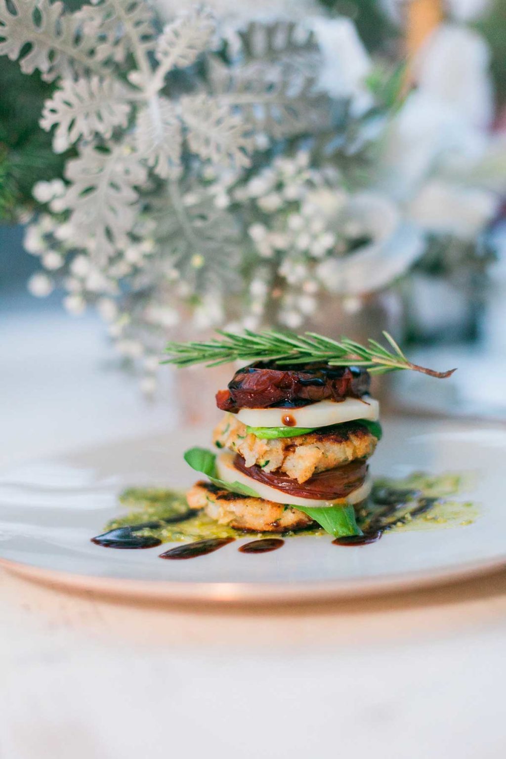 Caprese Tower - Sage Bleu Catering